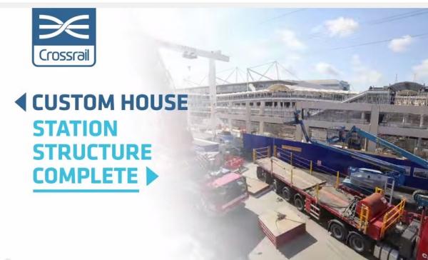 Construction of Crossrails Custom House station in just a year and a ...